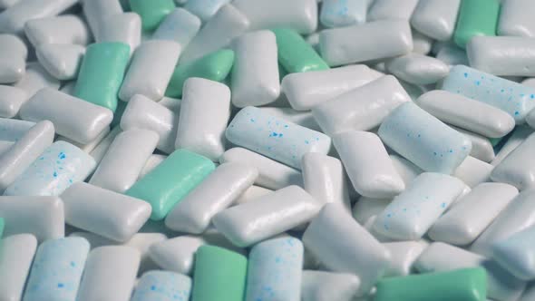 Minty Chewing Gum Mint Candies Rotating, Stock Footage | VideoHive