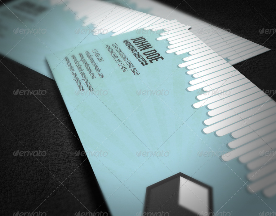 Drip Business Card With QR Code, Print Templates | GraphicRiver