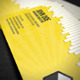 Drip Business Card With QR Code, Print Templates | GraphicRiver