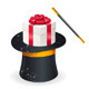 Magic Hat and Gift Box. Present Concept, Vectors | GraphicRiver