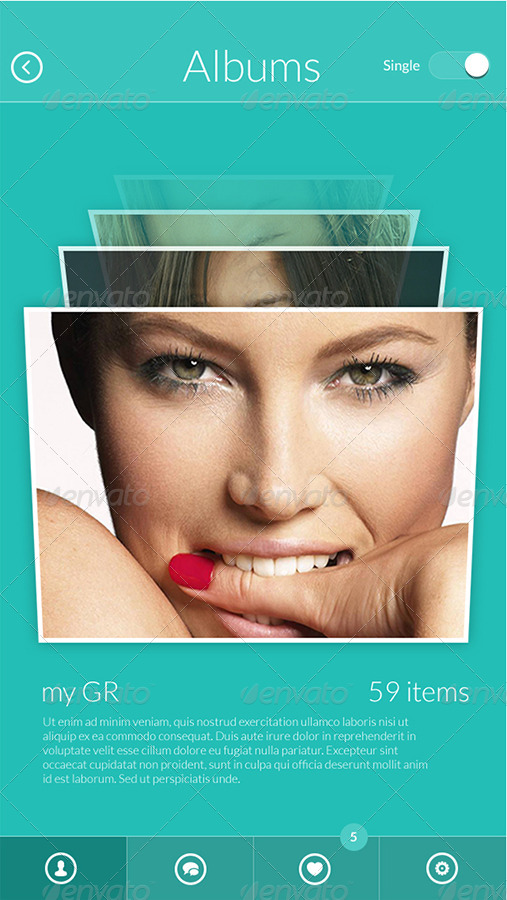 User Interface App, Web Elements | GraphicRiver