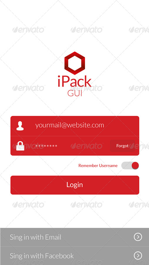 User Interface App, Web Elements | GraphicRiver