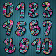 Hand Drawn Decorative Vector Numbers, Vectors | GraphicRiver