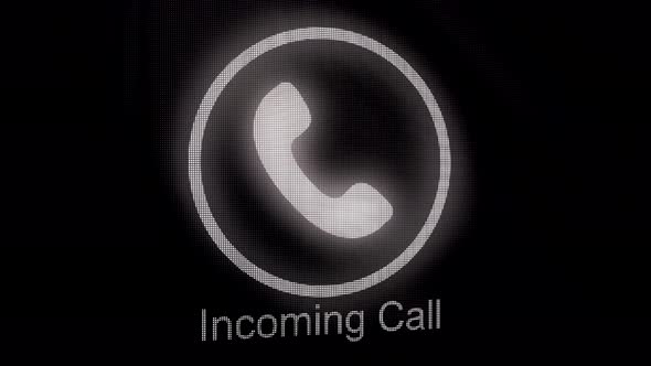 Black and white phone call, Motion Graphics | VideoHive