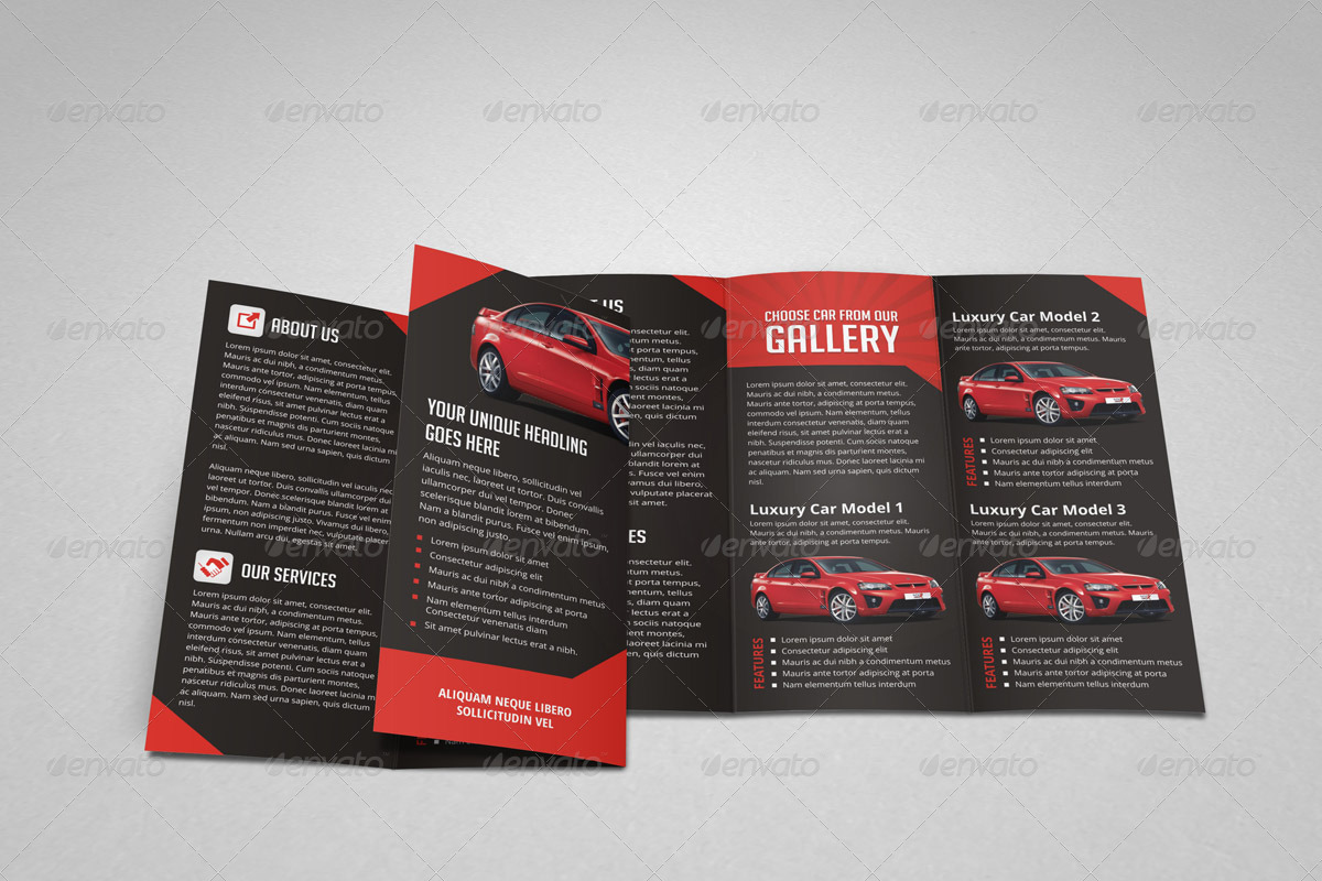 Creative Car Rental Trifold Brochure Template by Jbn-Comilla | GraphicRiver