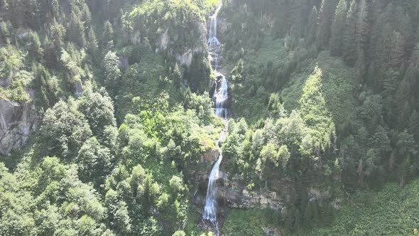 Cimil waterfall Rize Turkey, Stock Footage | VideoHive