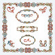 Arabesque Scroll Frames and Elements, Vectors | GraphicRiver