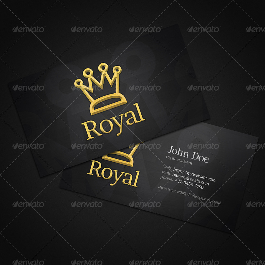 Royal Business Card, Print Templates | GraphicRiver