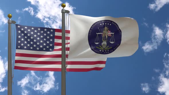 Usa Flag Vs Lapd Flag Los Angeles Police Department Flag American Flag ...