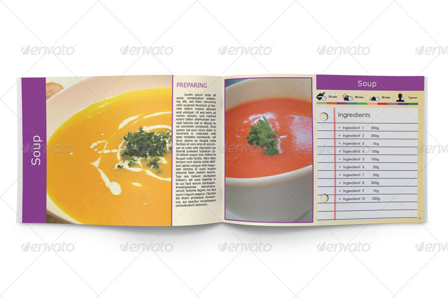 Chef Recipes Brochure, Print Templates | GraphicRiver
