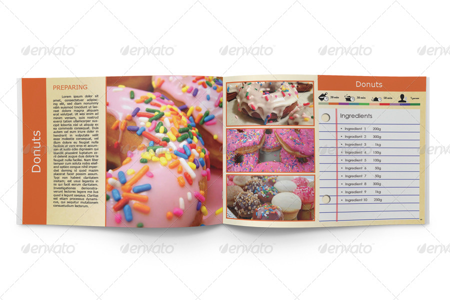 Chef Recipes Brochure, Print Templates | GraphicRiver