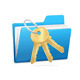 Computer Folder and Key, Vectors | GraphicRiver