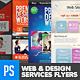 Web & Graphic Design Service Flyer Pack (4in1), Print Templates ...