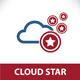 Cloud Star Logo, Logo Templates | GraphicRiver