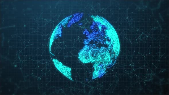Digital Plexus Globe Technology World, Motion Graphics | VideoHive