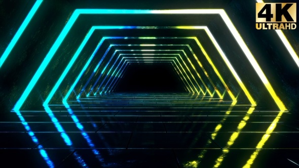 Futuristic Corridor Loop 7 Pack, Motion Graphics | VideoHive