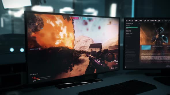 Achieving a victory in the newest online military combat computer video ...