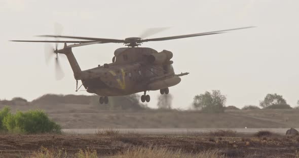 Large helicopter during a military rescue mission, Stock Footage ...