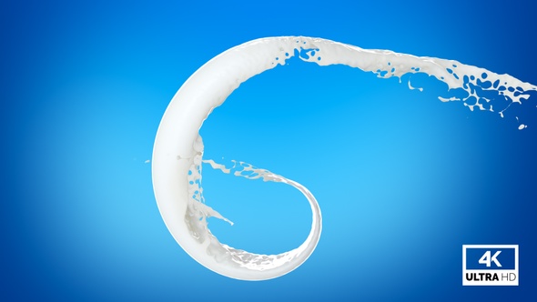Vortex Splash Of Creamy Milk, Motion Graphics | VideoHive