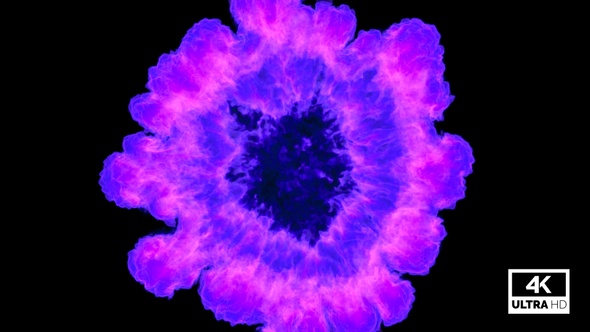 Shockwave Explosion Blue & Pink Mixed Color, Motion Graphics | VideoHive
