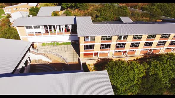 Aerial view of school buildings, Stock Footage | VideoHive