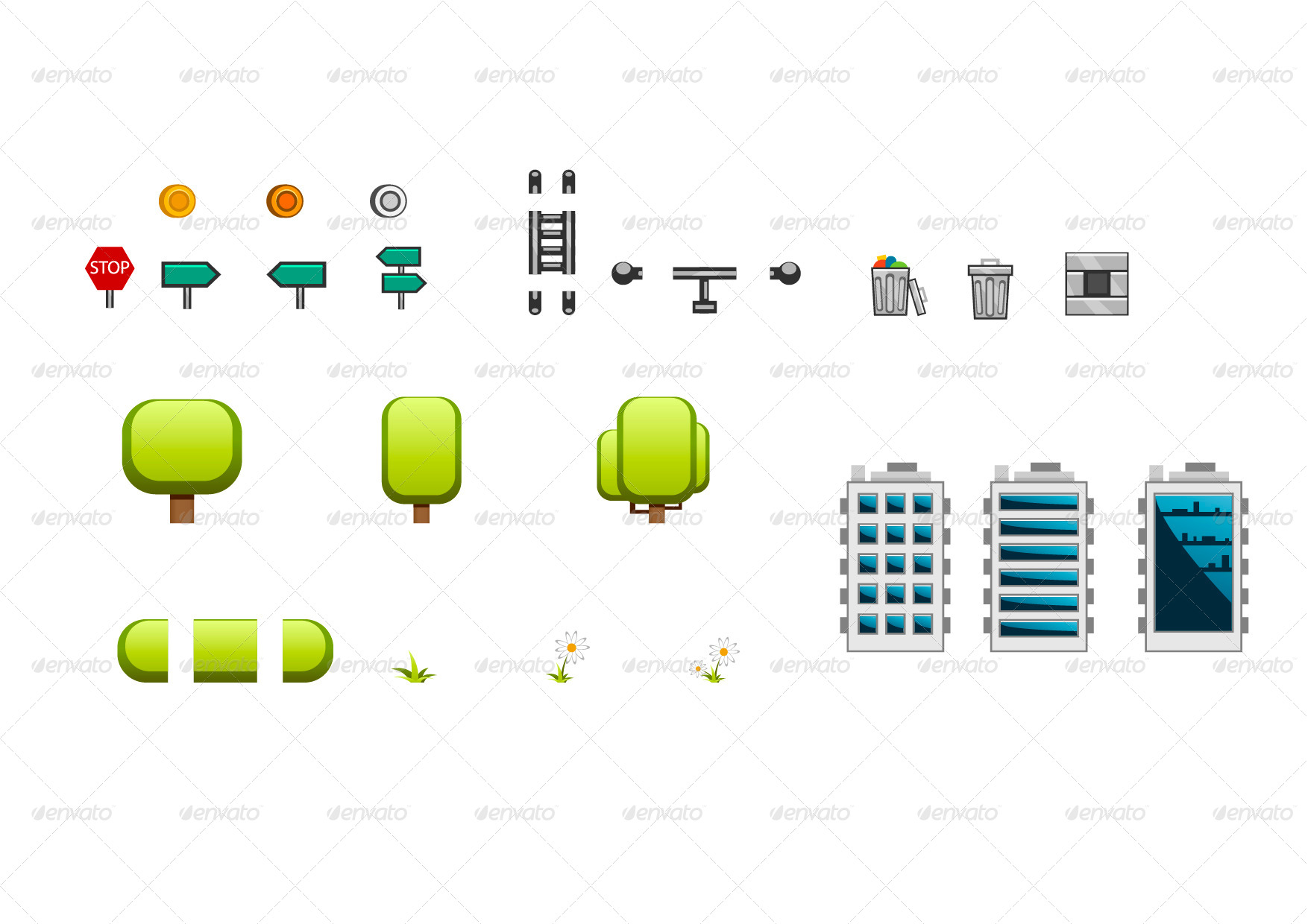 Platformer Game Tile Set Two, Game Assets | GraphicRiver