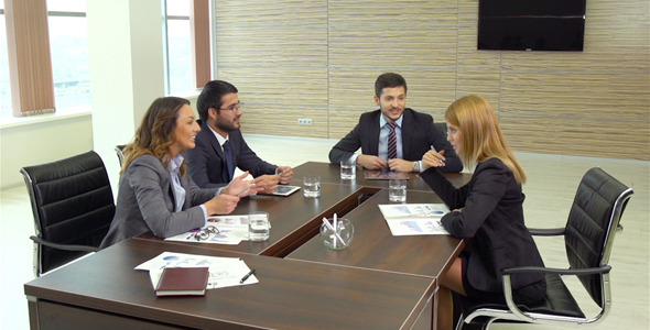 Boardroom Discussion, Stock Footage | VideoHive