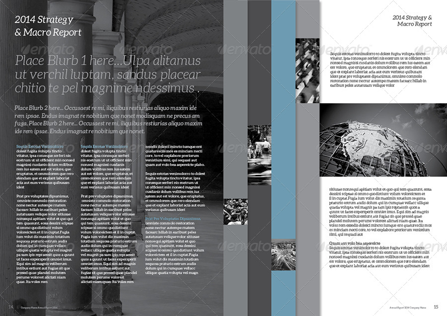 Corporate Business Report Vol.3, Print Templates | GraphicRiver