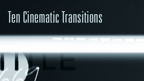 Ten Cinematic Transitions, Motion Graphics | VideoHive