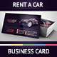 Rent A Car Business Card, Print Templates | GraphicRiver