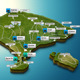 3D Map of Bali, Graphics | GraphicRiver