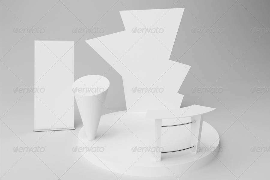 Snack Sampling Booth Mockups, Graphics | GraphicRiver
