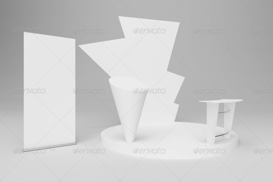 Snack Sampling Booth Mockups, Graphics | GraphicRiver