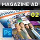 Magazine Advert Template 002, Print Templates | GraphicRiver