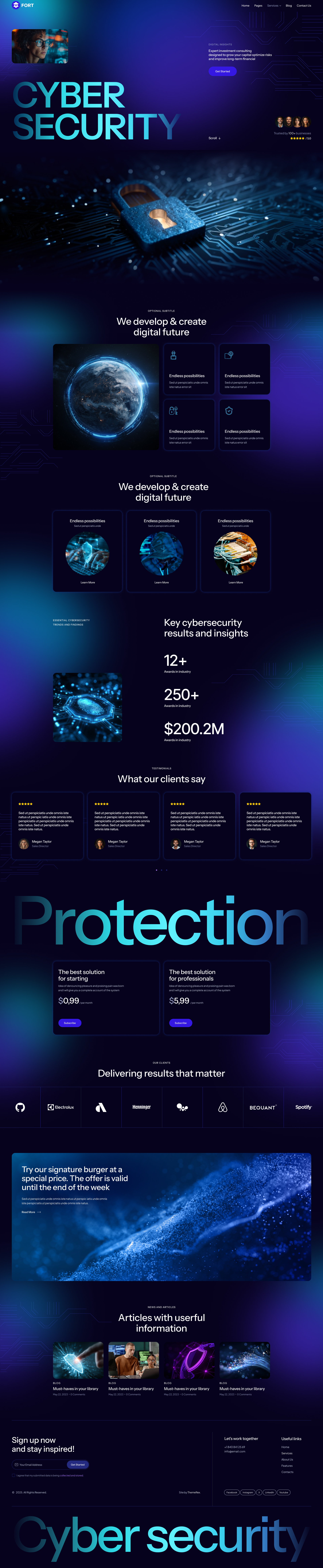 Fort - Cyber Security & Data Protection WordPress Theme by ThemeREX