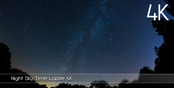 Night Sky Time Lapse, Stock Footage | VideoHive