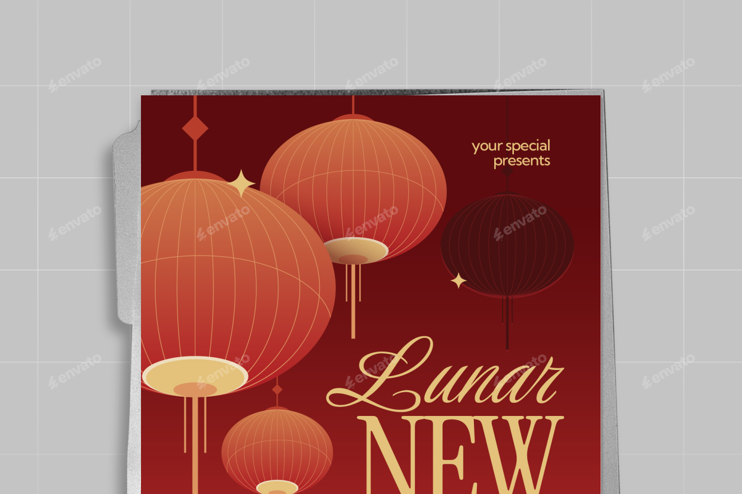 Lunar New Year - Flyer, Print Templates | GraphicRiver