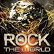 Rock The World Concert Flyer, Print Templates | GraphicRiver