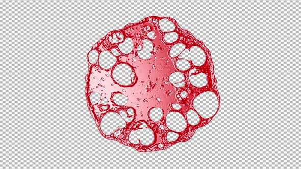 Spilled Red Liquid, Motion Graphics | VideoHive