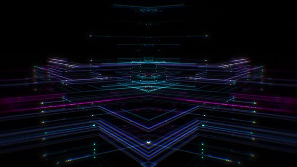 Digital Grid Background Loop, Motion Graphics | VideoHive