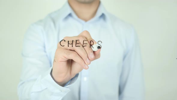 Cheers, Writing On Screen, Stock Footage | VideoHive