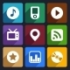 Multimedia Flat Icons Set 1, Icons | GraphicRiver