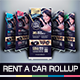 Rent A Car Roll Up Banner, Print Templates | GraphicRiver