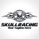 Skull Racing Logo Template, Logo Templates | GraphicRiver