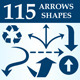 Arrows Custom Shapes, Add-ons | GraphicRiver