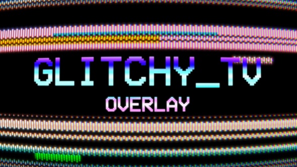 Glitchy Tv Overlay, Motion Graphics | VideoHive