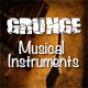 Grunge Musical Instruments by ciolca | GraphicRiver