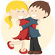Hugging Kids, Vectors | GraphicRiver