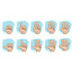 Doodled Number Hand Sign Icon Set. , Vectors | GraphicRiver