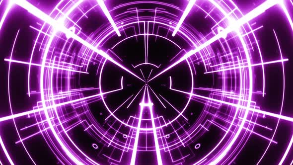 Glowing Grid Loop Background V2, Motion Graphics | VideoHive